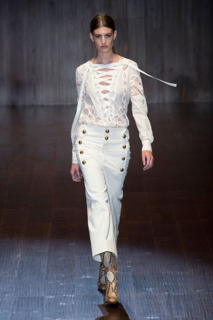 古驰 Gucci 2015春夏系列时装发布秀 - Milan Spring 2015-天天时装-口袋里的时尚指南