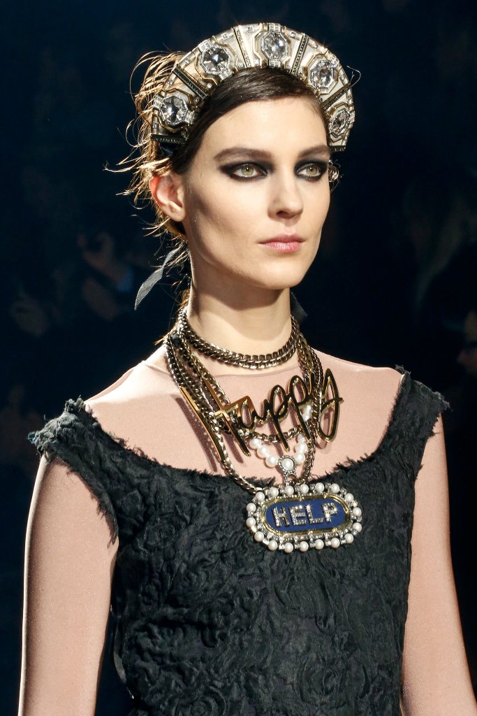 朗雯 Lanvin 2013/14秋冬系列时装发布秀(细节部分) - Paris Fall 2013-天天时装-口袋里的时尚指南