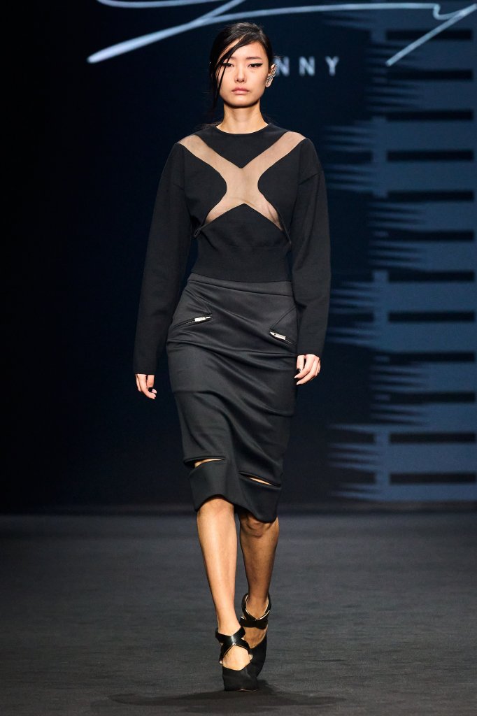 珍尼 Genny 2023/24秋冬高级成衣秀 - Milan Fall 2023-天天时装-口袋里的时尚指南